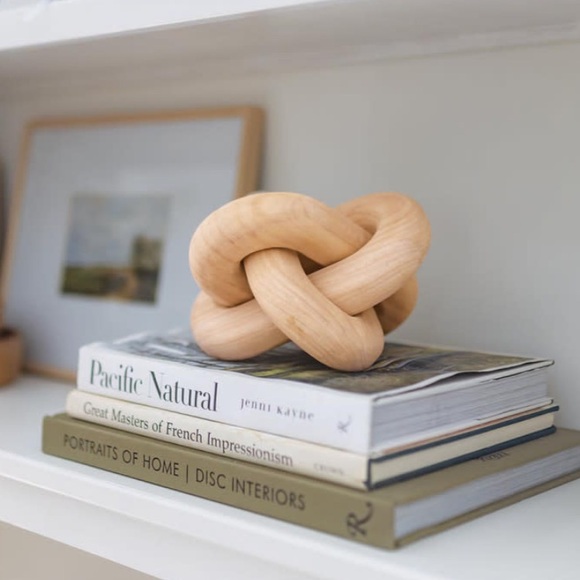 Accents | Trendy White Wooden Knot Decor | Poshmark
